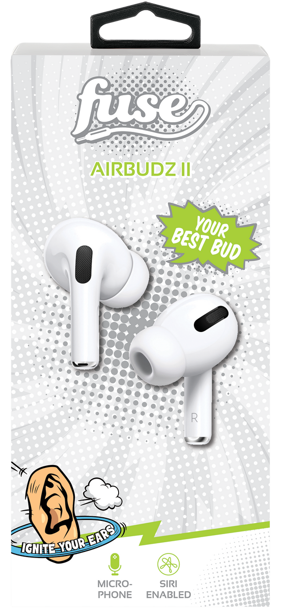 Airbudz II - True Wireless Sound Bluetooth Wireless In-Ear Earbuds ...